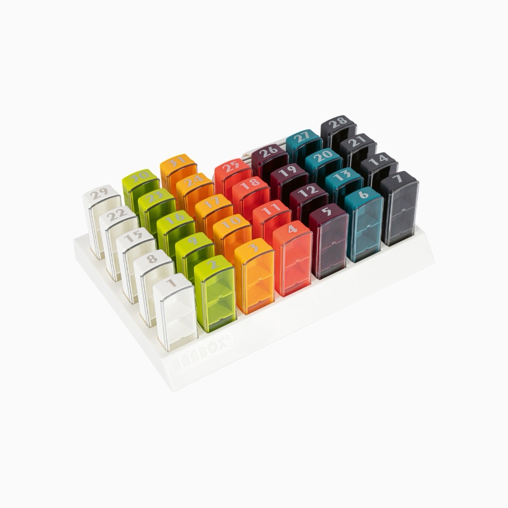 Monatsmedikamentendosierer | ANABOX® 1 Monat Box